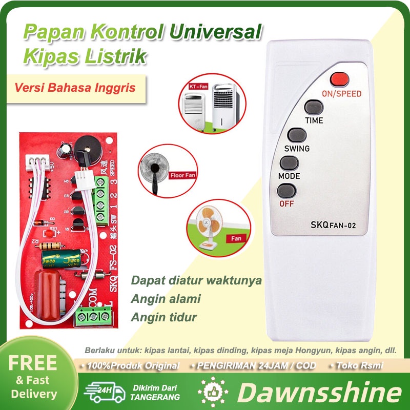 Jual 【Ready Stock】Modul + Remot universal Kipas Angin Modul PCB KIPAS ...
