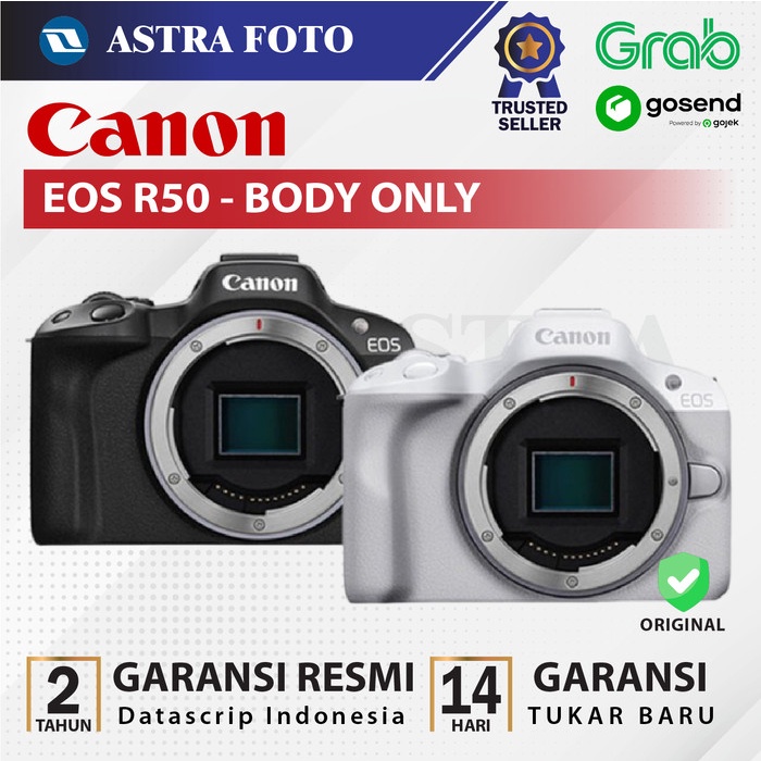 Jual Canon EOS R50 Body Only Mirrorless Camera Canon EOS R 50 GARANSI RESMI - Putih | Shopee ...