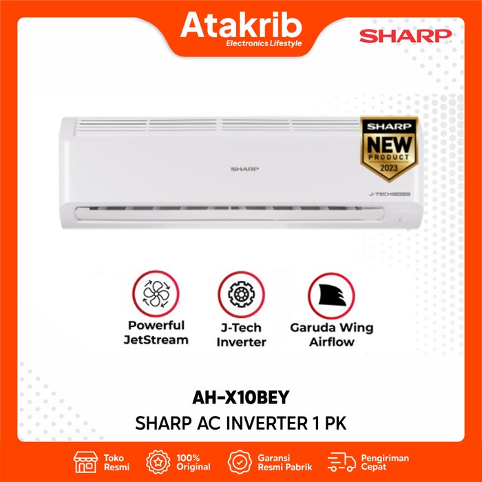 Jual SHARP AC INVERTER 1 PK AH-X10BEY Garuda Series | Shopee Indonesia