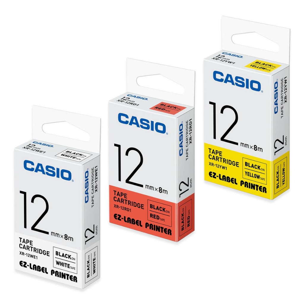 Jual Tape Cartridge Pita Printer Casio XR-12 Pita Label | Shopee Indonesia