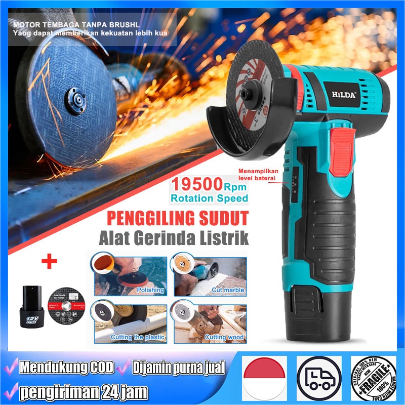 Jual 19500RPM Angle Grinder Mesin Gerinda Tangan Listrik Angle Grinder ...