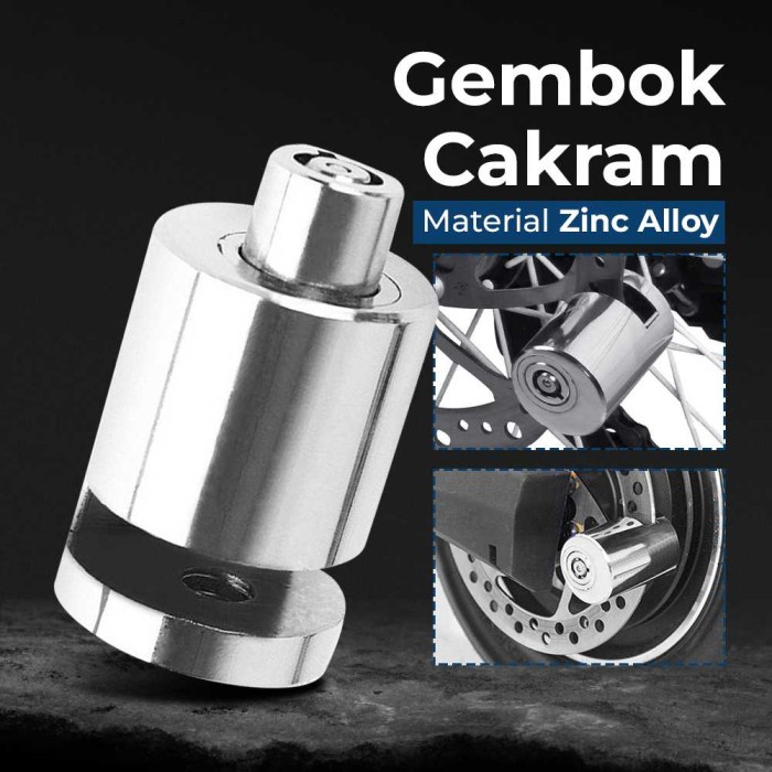Jual Moto Lock Kunci Gembok Rem Roda Cakram Sepeda Motor Zync Disc Lock ...