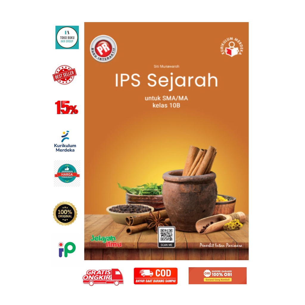 Jual Buku PR/LKS interaktif Sejarah SMA Kelas 10 Semester 2 Kurikulum Merdeka Tahun 2024 ...
