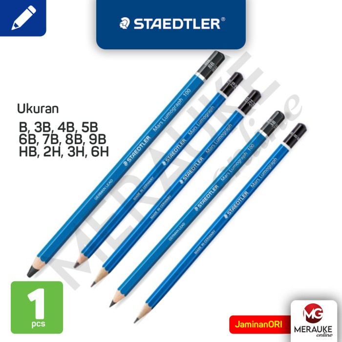 Jual Pensil Staedtler Mars Lumograph (Satuan) | Shopee Indonesia
