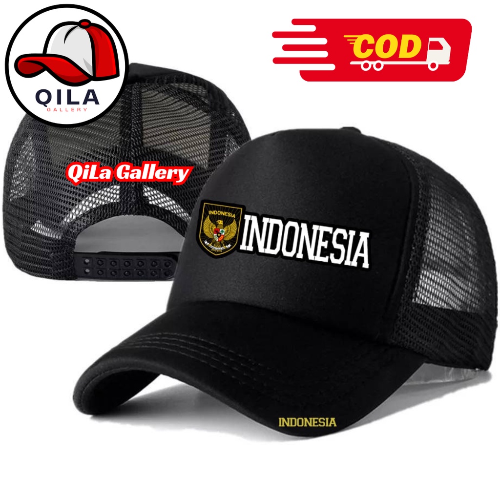 Jual QiLa Gallery Topi Trucker INDONESIA - Topi Distro INDONESIA Logo ...