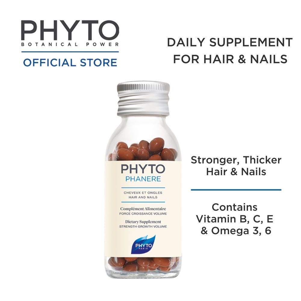 Jual Phyto Phytophanere Supplements 120 Capsules for Fuller, Thicker ...