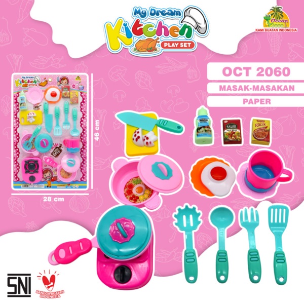 Jual OCT 2060 Mainan Anak Masak Masakan Kitchen set Mainan Dapur SNI ...