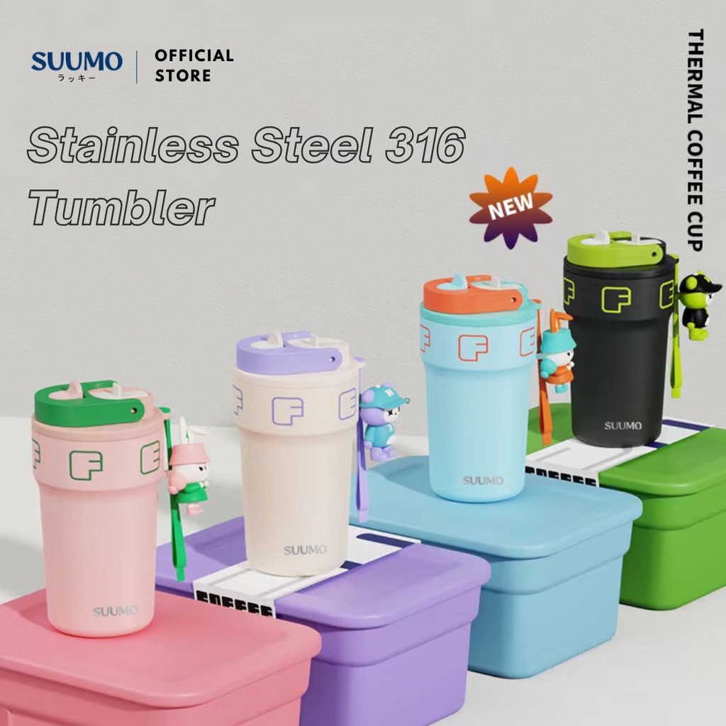 Jual Suumo Tumbler Kopi Premium Stainless Steel 316 550ml | Shopee Indonesia