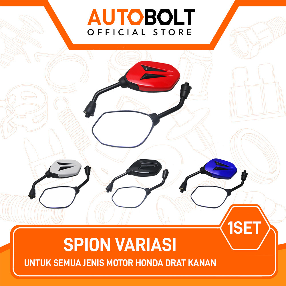Jual Spion Variasi V2 Universal Semua Jenis Motor Honda Drat Kanan Baut ...