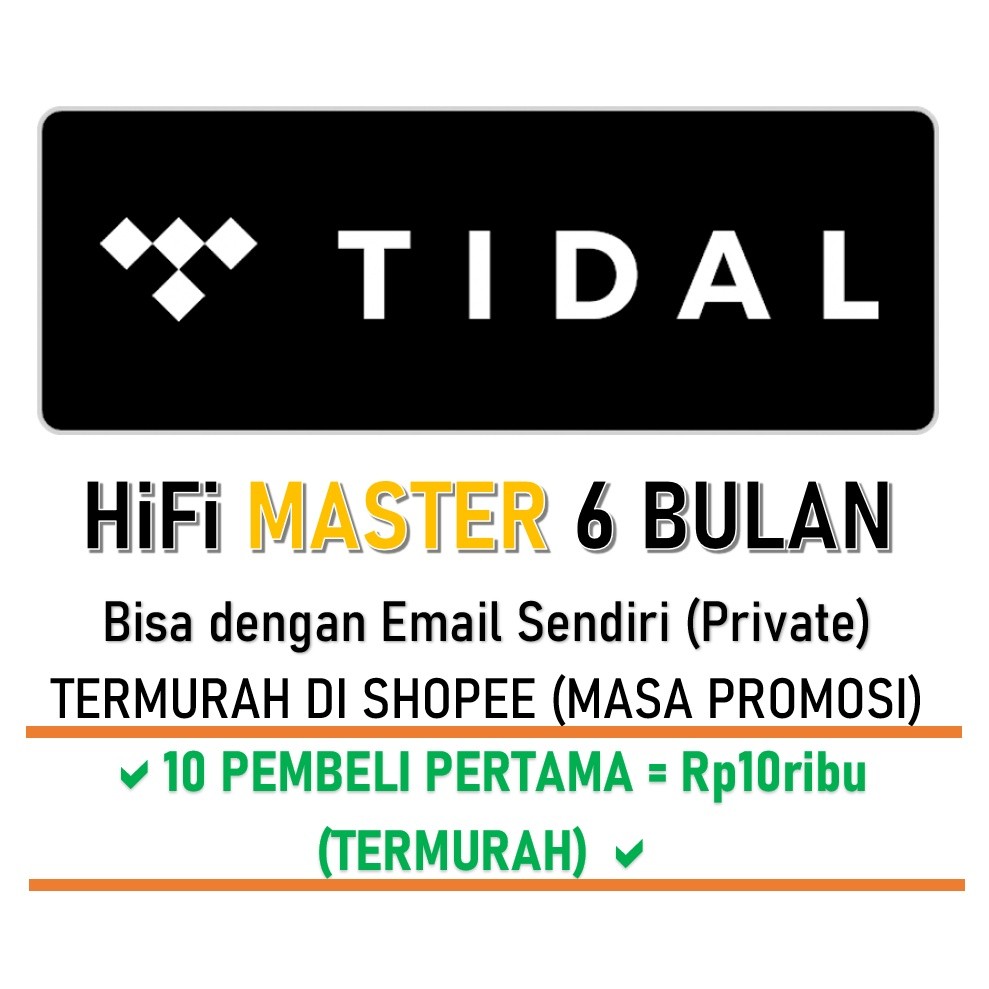 Jual TIDAL 6 BULAN HIFI PLUS MASTER WINDOWS ANDROID IOS MACOS [SOFTWARE+AKUN] ORIGINAL NO MOD ...