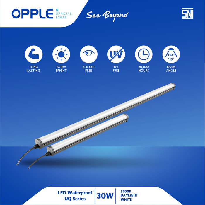 Jual OPPLE Lampu LED Waterproof UQ Series 30W 5700K Garansi 10 Tahun ...