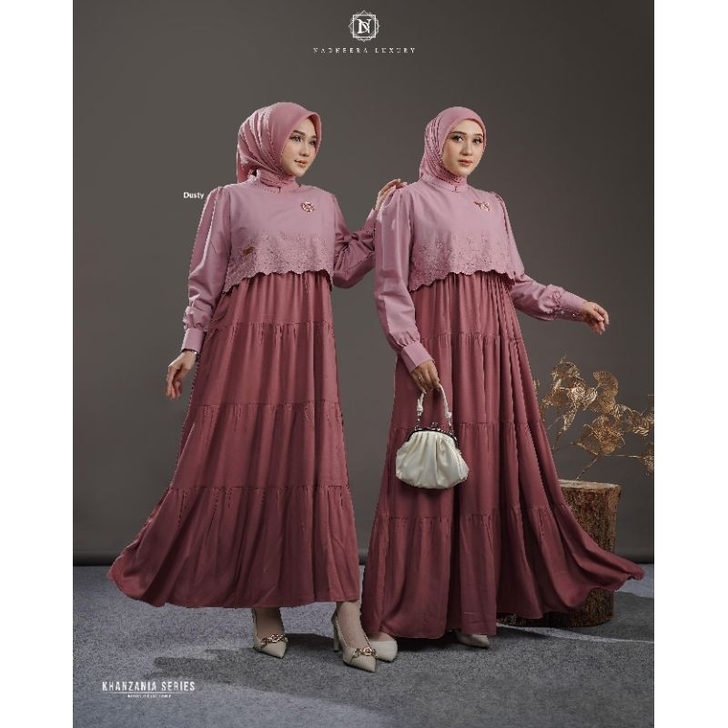 Jual KHANZANIA SERIES DRESS & MIDI DRESS TERBARU || BY NADHEERA LUXURY Nadheera Demak Original ...