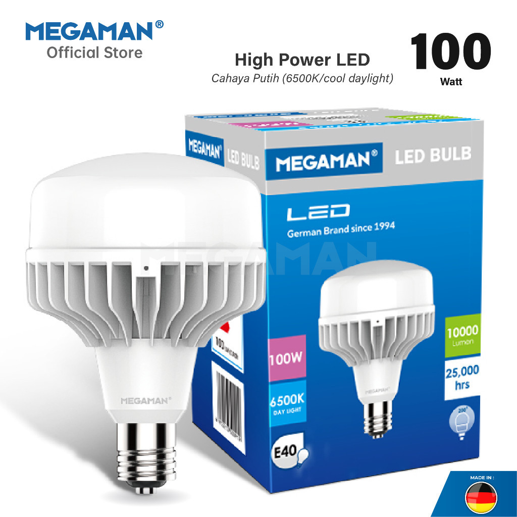 Jual Lampu LED Hight Power 100W MEGAMAN YTPDGLE5 170-240V 6500K/Putih ...