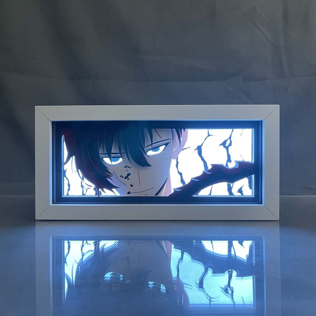 Jual Solo Leveling Sung Jin Woo Anime Light Box For Bedroom Decor Desk ...