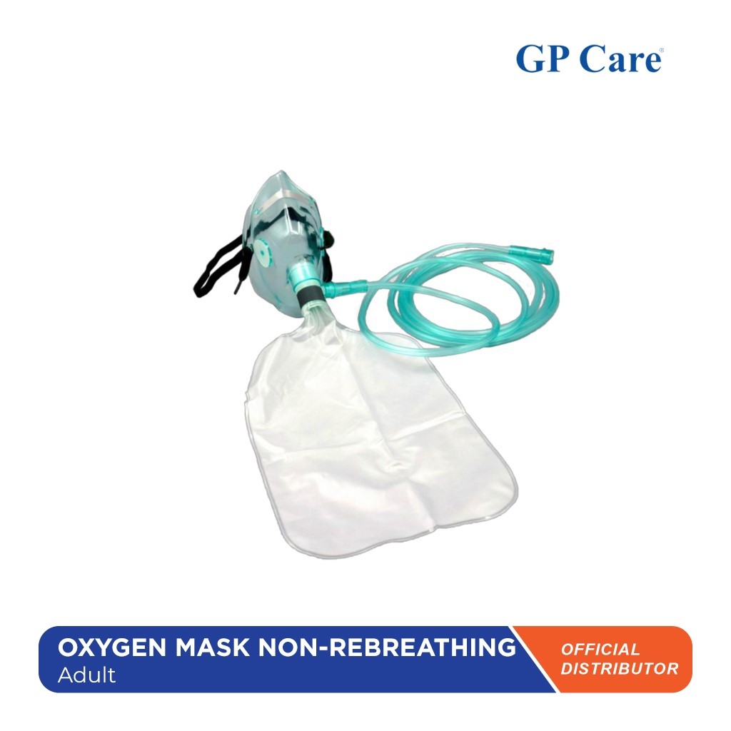 Jual GP CARE Masker Oxygen Mask With Reservoir Bag | Shopee Indonesia