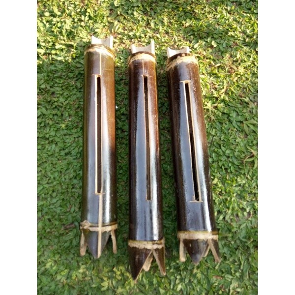 Jual Kentongan Bambu/Kentongan Bambu Hitam/ Alat Ronda/Alat Peringatan ...