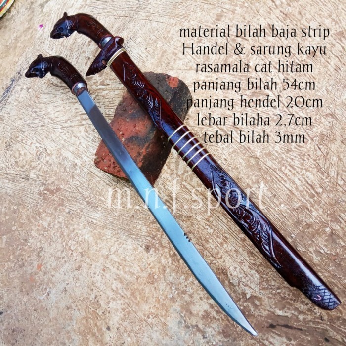 Jual golok hitam/coklat panjang 1 meter | Shopee Indonesia