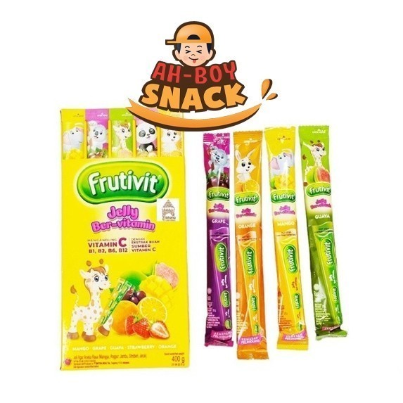 Jual JELLY FRUTIVIT 400GRAM ( ISI 20 STIK X 20 GRAM ) - JELLY VITAMIN ...
