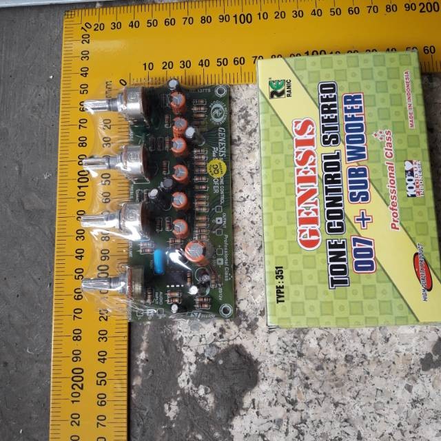 Jual Tone control subwoofer genesis ampli rakitan amplifier sound ...