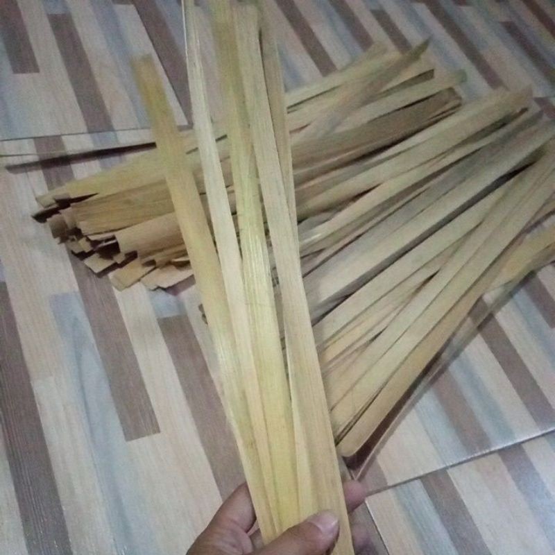 Jual iratan bambu/bambu anyam/bambu irat/satuan bambu 75 biji dan 100 ...