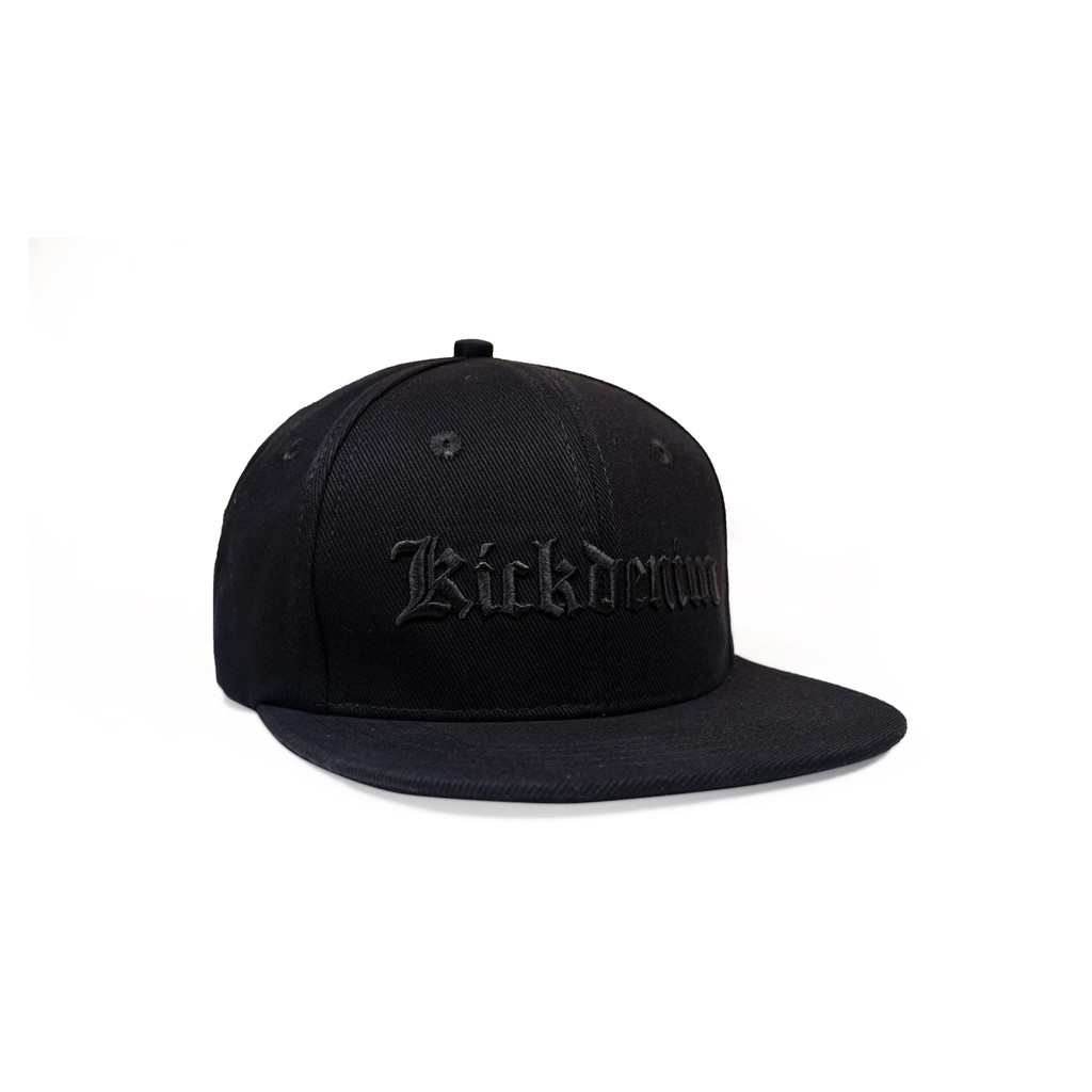 Jual Kick Denim - Topi Snapback Drill Hitam | SnapBack Hat Fondusk ...