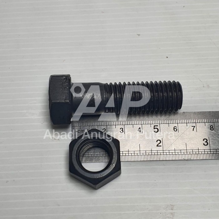 Jual M18x60 Baut Mur Baja grade 8.8 HTB P.2.50 M18 x 60 mm | Shopee ...