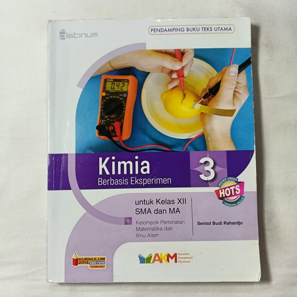Jual Buku Kimia Berbasis Eksperimen 3 untuk SMA/MA Kelas XII - Platinum Hots AKM | Shopee Indonesia