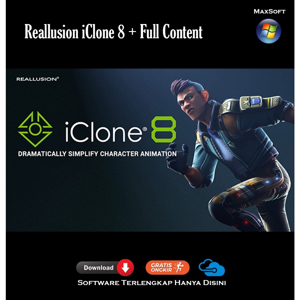 Jual Full Version Reallusion iClone 8 + Full Content | Shopee Indonesia