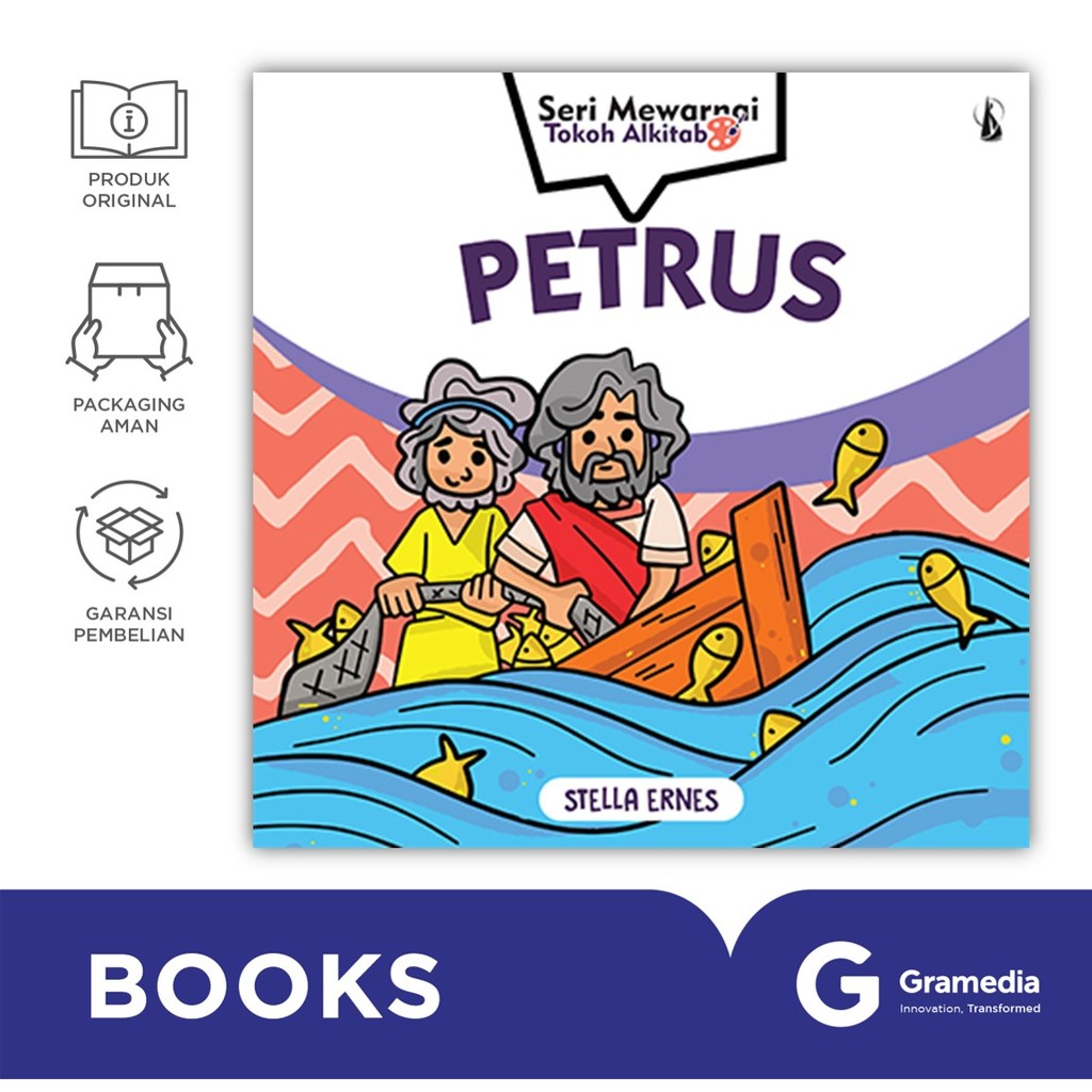 Jual Petrus - Seri Mewarnai Tokoh Alkitab ( Stella Ernes ) | Shopee Indonesia