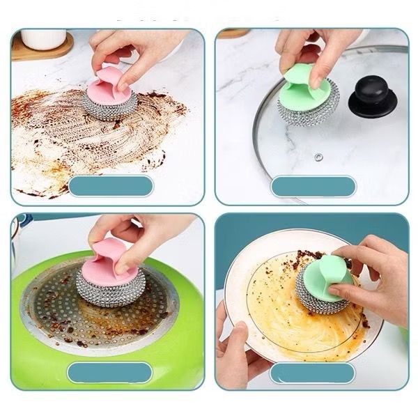 Jual Spon Kawat Cuci Piring Stainless Steel Panci Sabut Spons Sponge ...