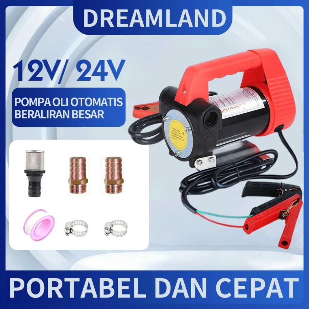 Jual Pompa Transfer Minyak/Solar DC 12V 24V - Pompa Elektrik Diesel ...