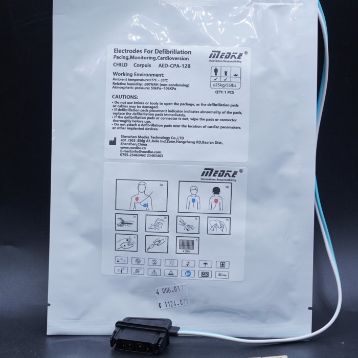 Jual Medke AED-CPA-12B Corpuls Disposable AED Pads Pediatric Anak Anak ...