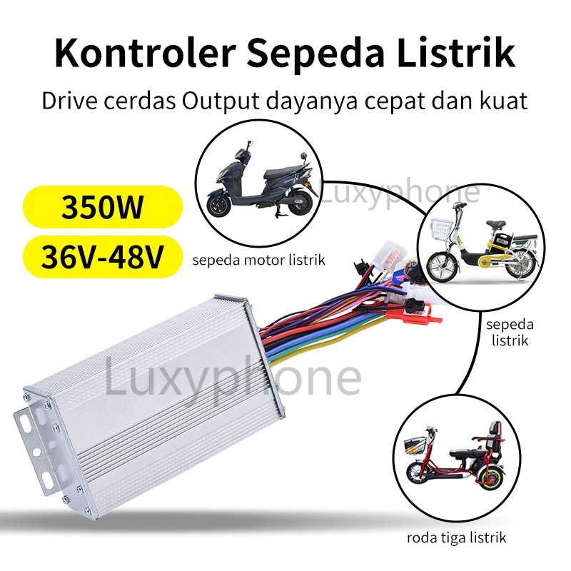 Jual Controller Sepeda Listrik 36/48v 350w Kontroler Sepeda Listrik ...