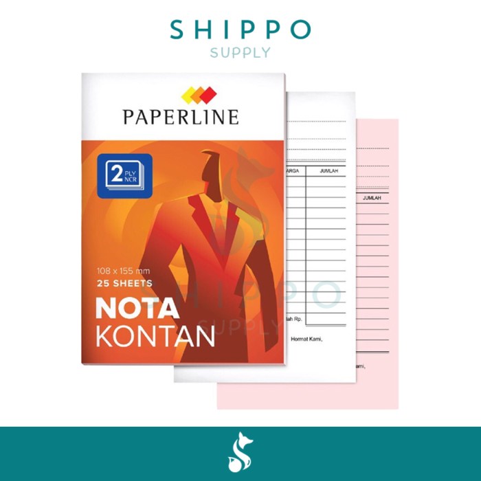 Jual Shippo Supply - Nota Paperline Kecil 2 ply / Buku Nota / Bon 2 ...