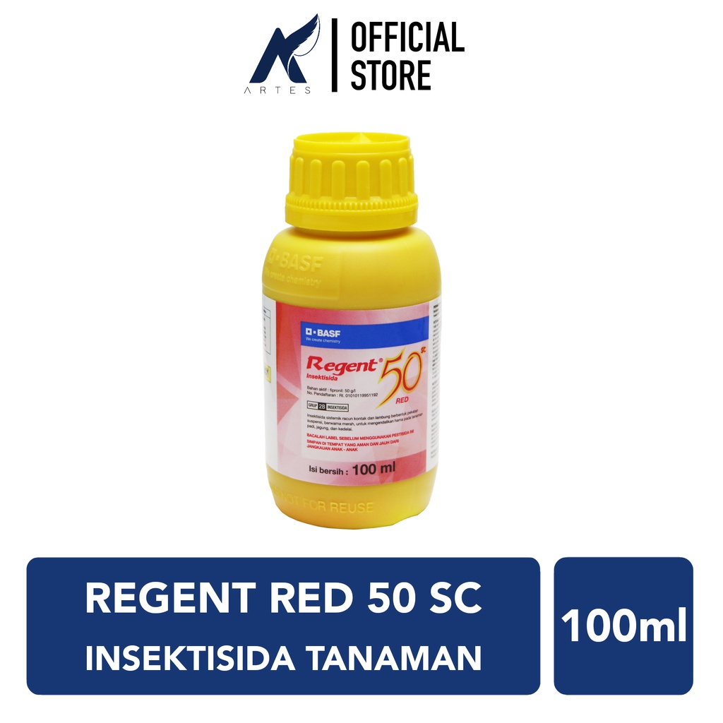Jual REGENT RED 50 SC Insektisida Pestisida 50SC Merah Hama Tanaman ...