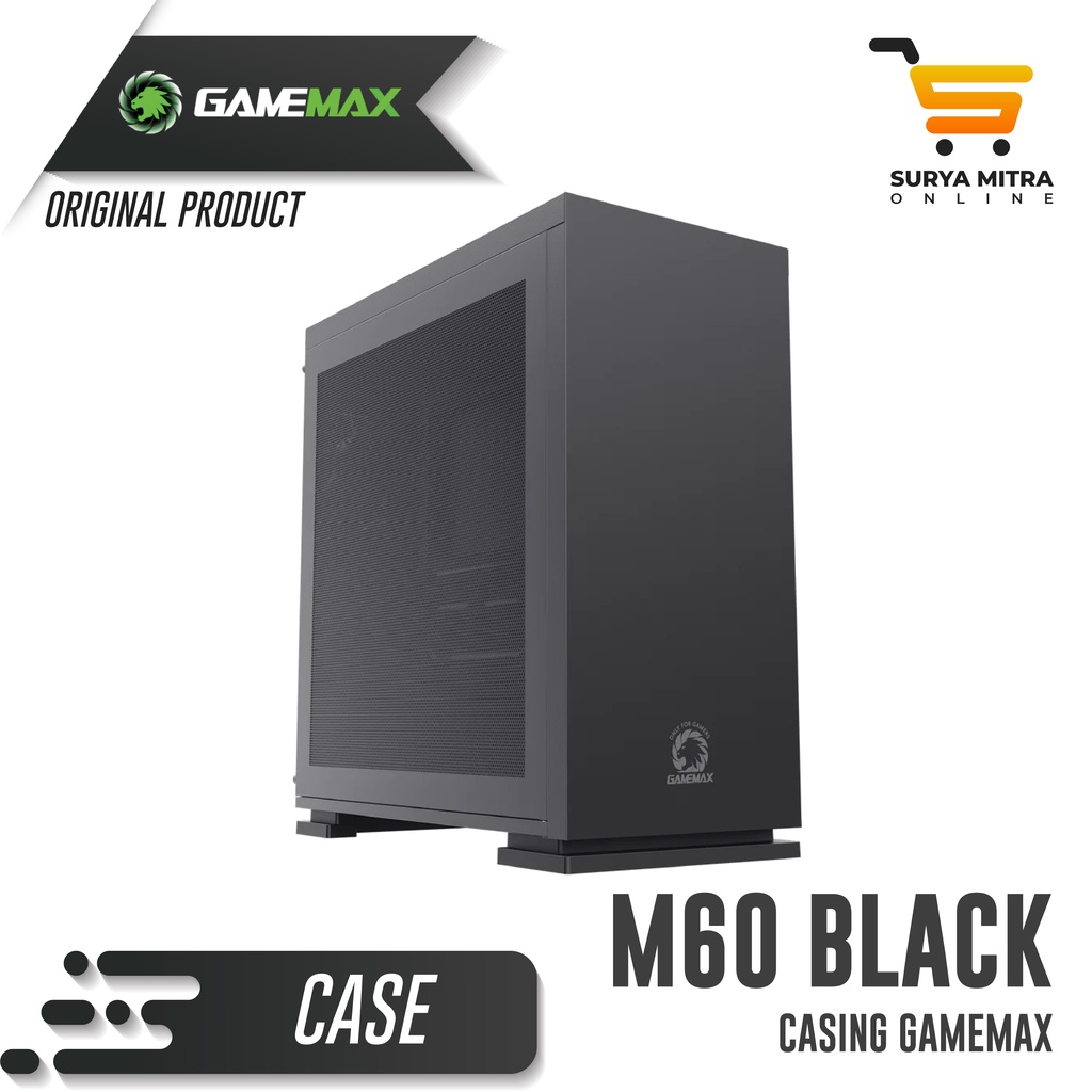 Jual Casing GameMax M60 Black Dual Mesh mATX Gaming PC Case | Shopee ...
