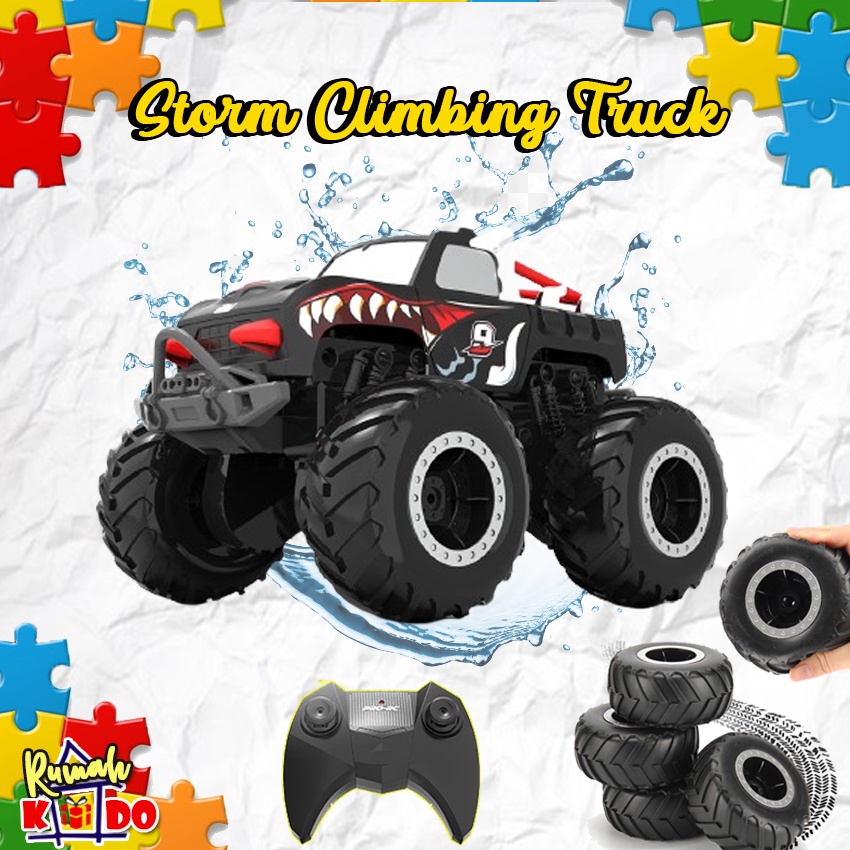 Jual BISA COD FREE BATERAI REMOTE Mainan Anak RC 4WD Mobil Storm ...