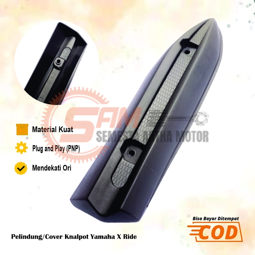 Jual Pelindung Knalpot X Ride 115 Xride Lama Cover Muffler Exhaust ...