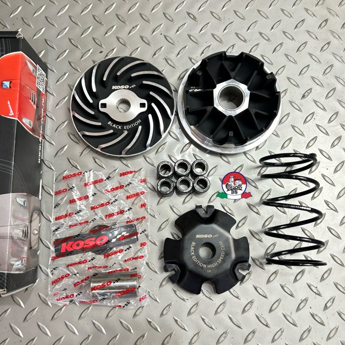 Jual CVT Pulley Kit Variator KOSO Vespa 150 Sprint Primavera | Shopee ...