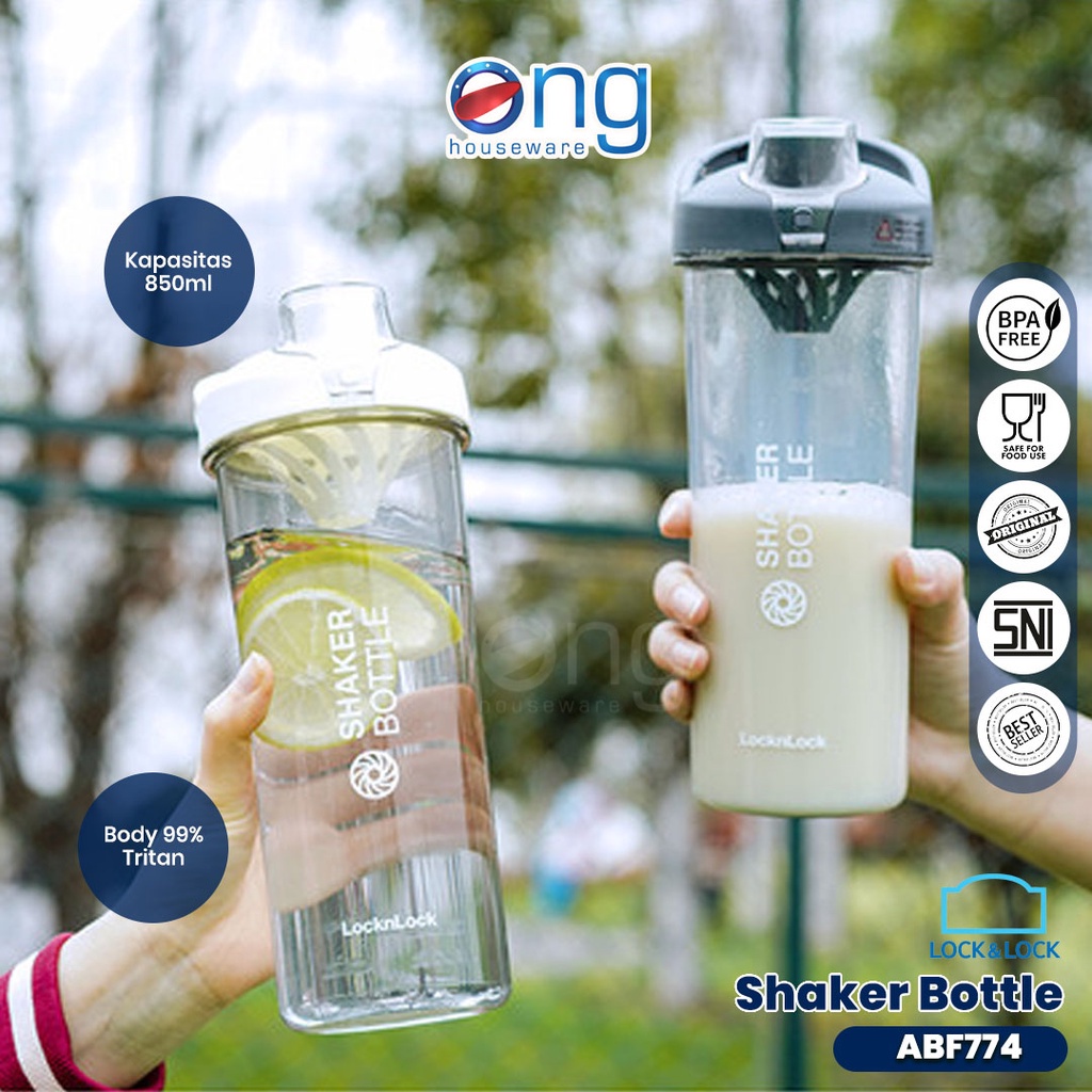 Jual Botol Air Minum Exclusive Shaker Bottle 850ml LocknLock Lock n Lock Lock&Lock ABF774 ...