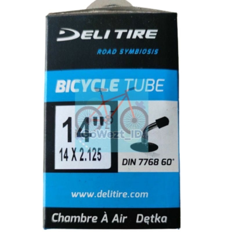 Jual Ban Dalam Sepeda Listrik Selis Ukuran 14 x 2.125 Pentil Bengkok Deli Tire Swallow | High ...