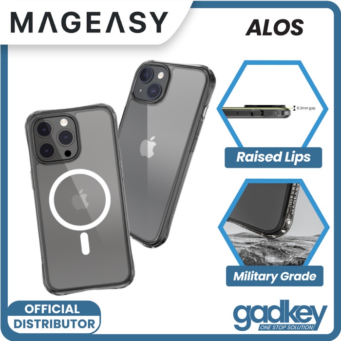 Jual Case iPhone 15 Pro Max Plus MagEasy Alos Magsafe Slim Cover Casing ...