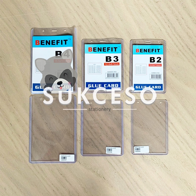 Jual Benefit ID Card Case Ukuran B1, B2, B3 & B4 Bahan Plastik Mika ...
