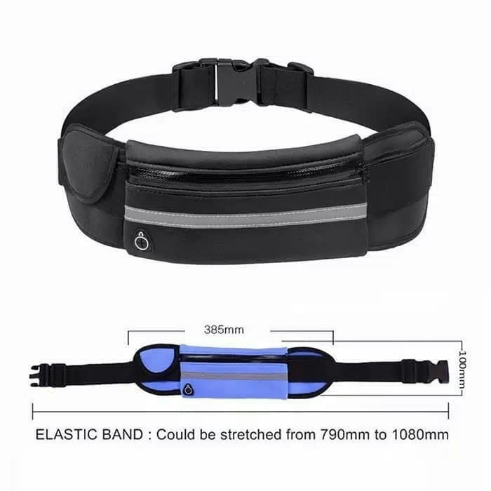Jual TAS PINGGANG JOGGING BELT BAG WATERPTOOF SPORT LARI RUNNING ...