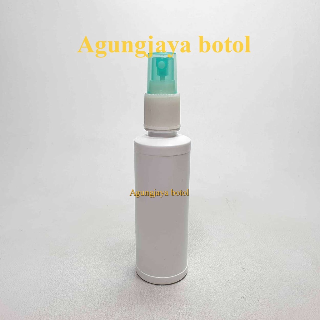 Jual Botol 130 Ml Silicon Putih Hdpe Tutup Spray / Botol Hdpe / Botol Spray / Botol Parfum ...