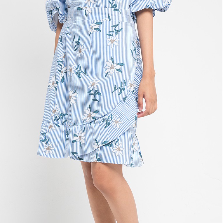 Jual BLFwoman Rok Wanita Bawahan Wanita - Tana Print Skirt | Shopee ...