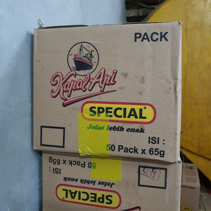Jual Kopi Bubuk Kapal Api Special 65 Gram - 1 Dus isi 50 Pcs Bungkus ...