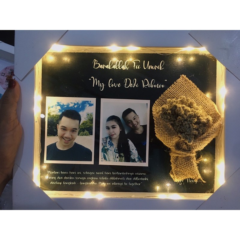 Jual Pop Up Frame 25 cm x 20 cm Best Seller Kado pernikahan wedding ...