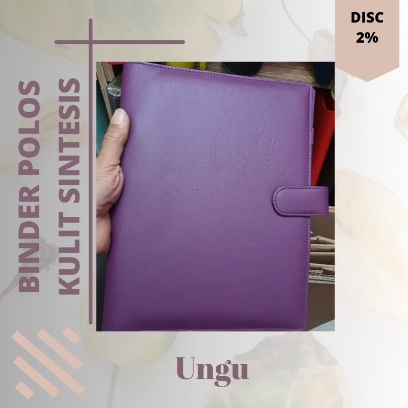 Jual Binder Polos A5,Binder Kulit Sintesis,binder organiserA5 ( 20r ...