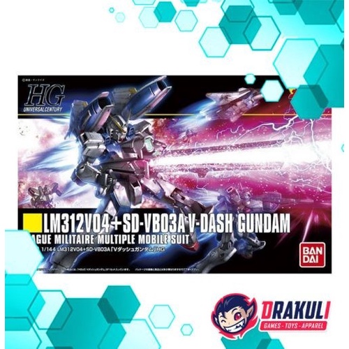 Jual Drakuli HQ BANDAI Plamo HGUC V-Dash Gundam | Shopee Indonesia
